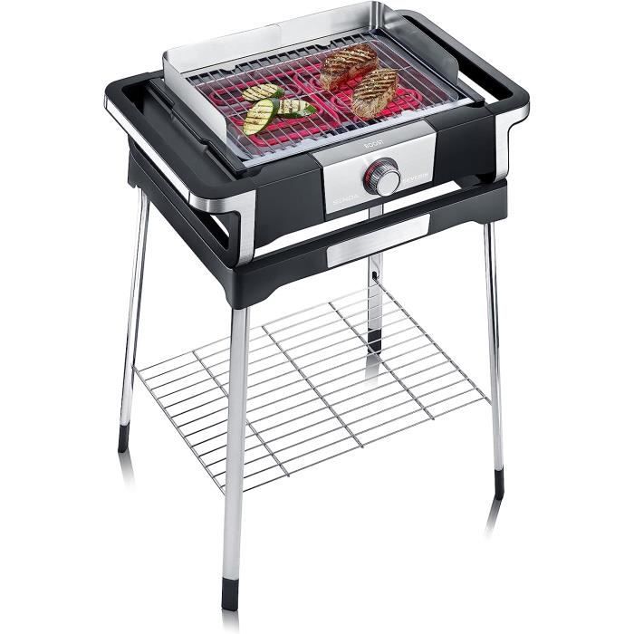 SEVERIN Barbecue électrique SENOA BOOST S Gril électrique W utilisable en intérieur