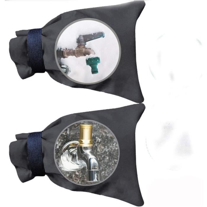 Lot De 2 Housses De Protection Pour Robinet D Extérieur En Tissu Oxford