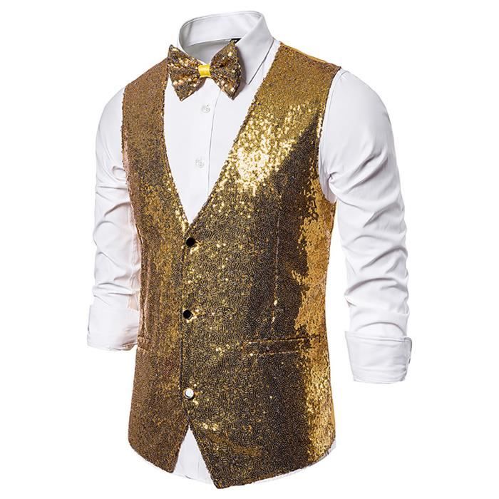 Sasaquoy Casaque Blazer Veste de gilet décontractée pour hommes automne et hiver personnalité