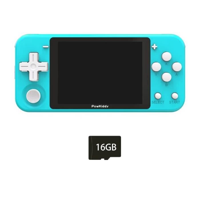 Bleu 16 Go Console de jeux vidéo portable Q90 système ouvert écran