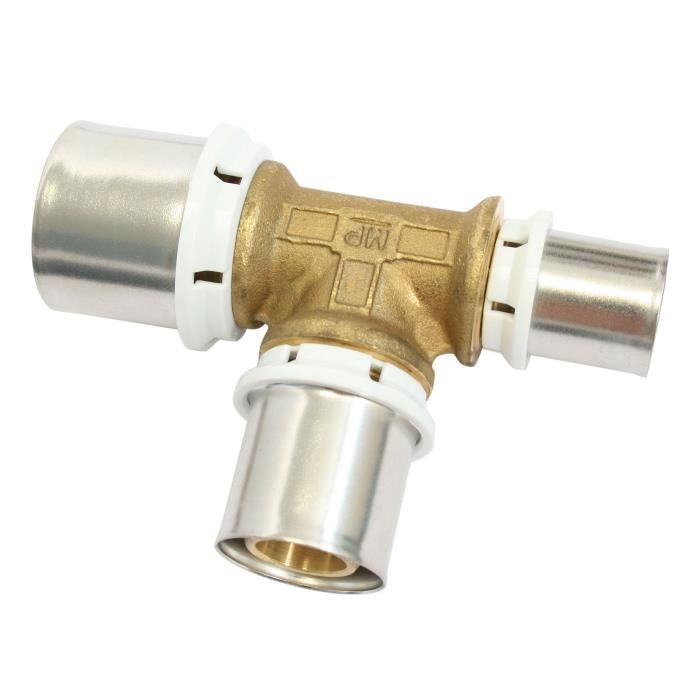 SOMATHERM Raccord à Sertir Multicouche en Té Réduit Ø Multicouche mm Cdiscount