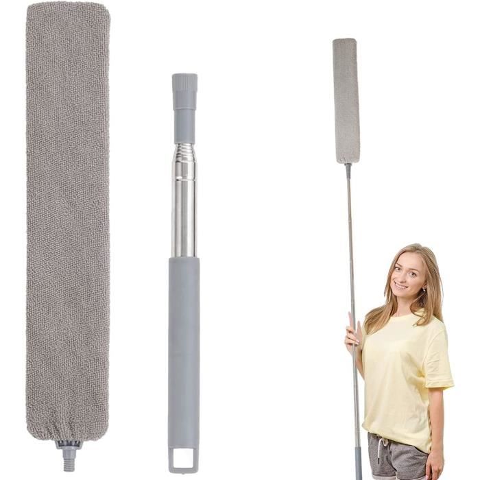 Plumeau poussière telescopique Brosse à poussière de Chevet Nettoyeur