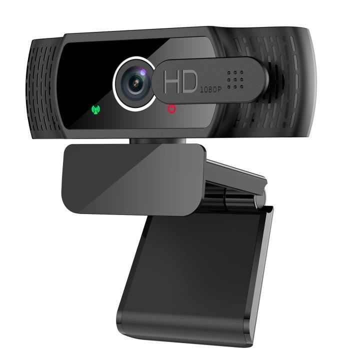 Webcam 1080P Full HD Live Streaming avec Anti bruit et USB Caméra Web
