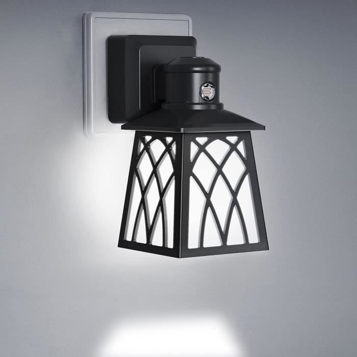 LED Veilleuse Enfant Lampe Nuit avec Capteur Crépusculaire Blanc Froid K Economie D énergie