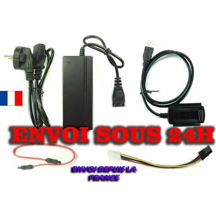 Adaptateur USB Vers SATA S ATA IDE Cdiscount Informatique