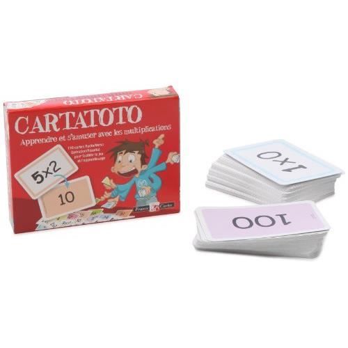 CARTAMUNDI Cartatoto Multiplications Cdiscount Jeux Jouets