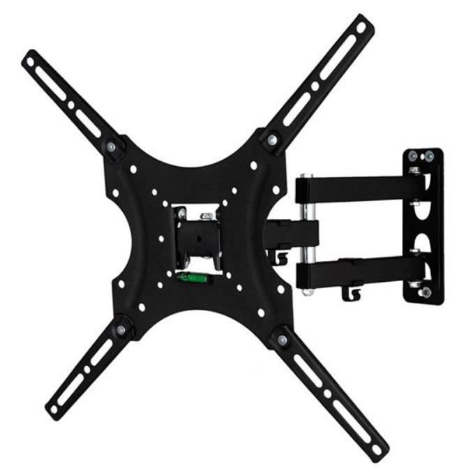 Support TV Mural pour Écrans de 26 à 55 Max VESA 400x400mm avec Bras