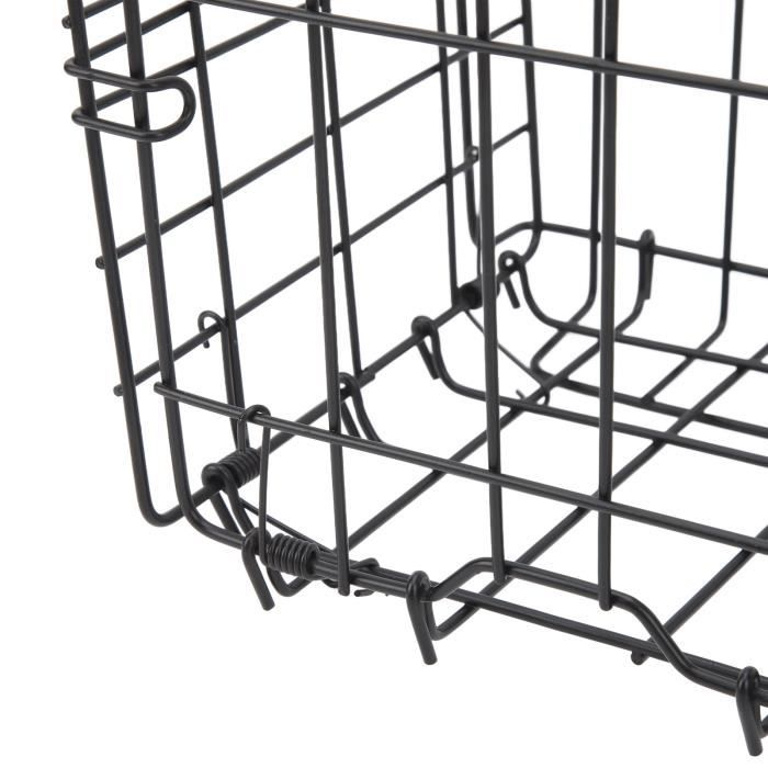 YID Panier de vélo arrière pliant Panier de Vélo Arrière Pliable Sac de Vélo de Grande capacité