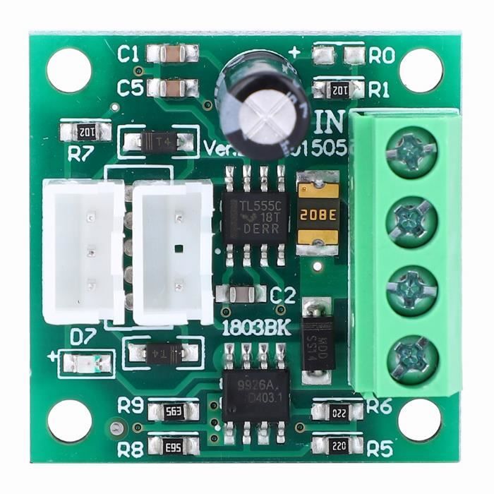ZJCHAO Module Régulateur Vitesse Moteur DC PWM 2A Cdiscount Bricolage