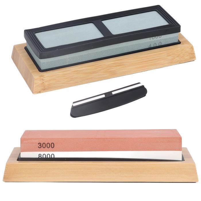Akozon pierre à aiguiser 3000 8000 14 pièces ensemble Kit de pierre à