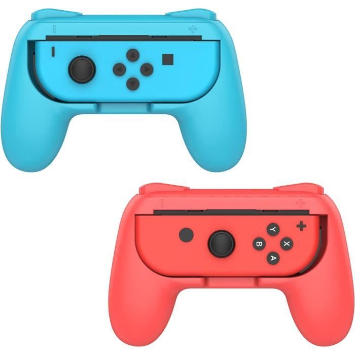 2 Pack Poignée Compatible Avec Nintendo Switch Kit De Manettes En Abs