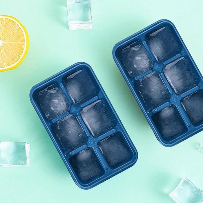 Bac À Glaçons Glacière À 6 Compartiments De Qualité Alimentaire Grands