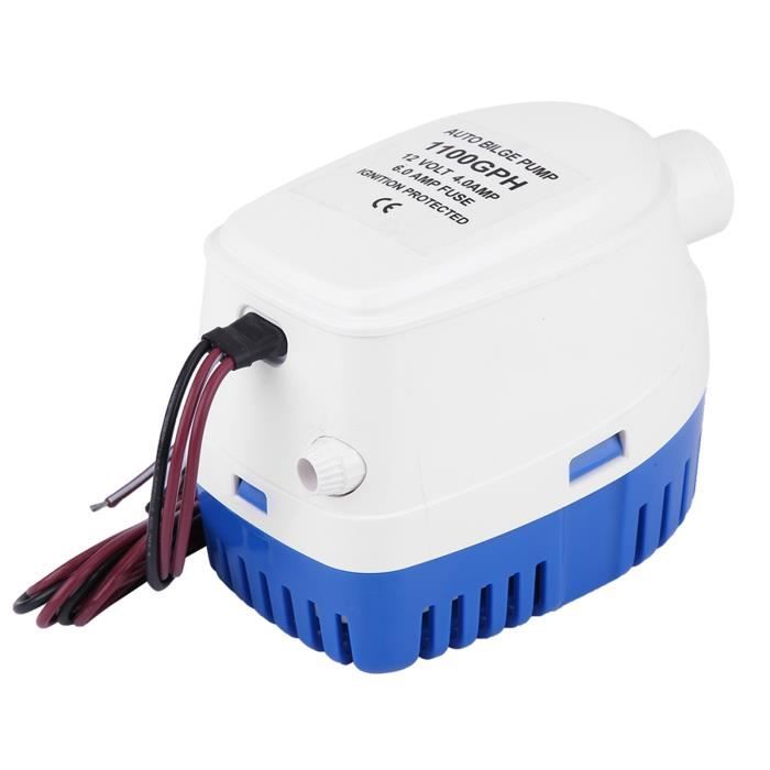1100GPH Pompe immergée de cale automatique pour bateau 12V marine
