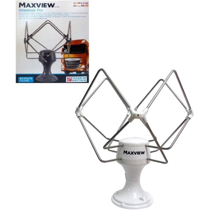 Maxview B2344 T Omnimax Pro Truck 12 24 V DC Omnidirectionnel UHF TV FM