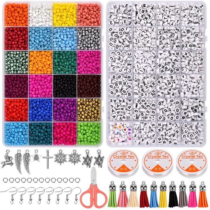 Kit De Perle Limics Couleurs Mm Perles Poney Loisirs Créatifs Boîte Rangement