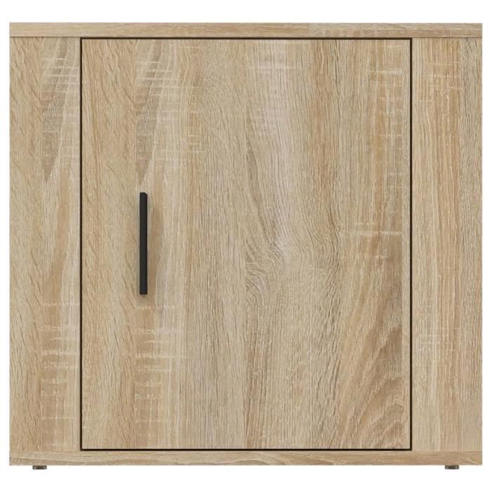 YOSOO Têtes et pieds de litTable de chevet Chêne sonoma 50x39x47 cm