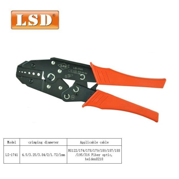 Pince à sertir coaxiale RG RG RG RG LMR LS F Pince outil avec connecteurs