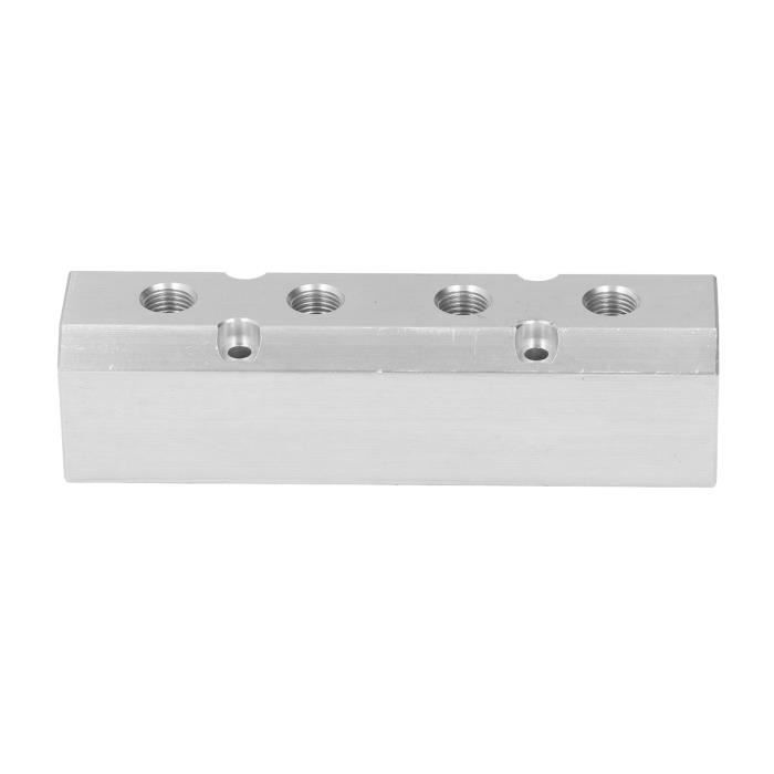 Hililand collecteur pneumatique Bloc pneumatique en aluminium à grand débit de collecteur d air