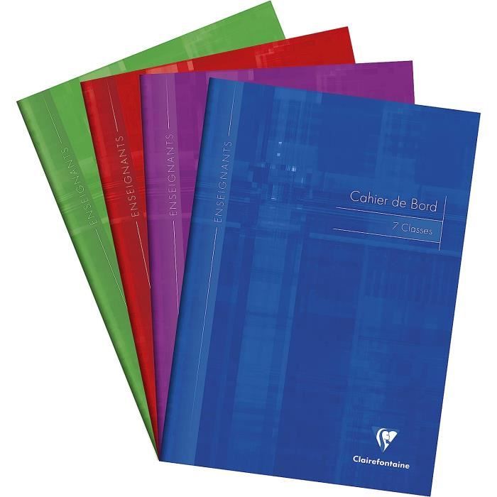 Clairefontaine C Un Cahier de Bord Agrafé Classes A x cm Pages Papier