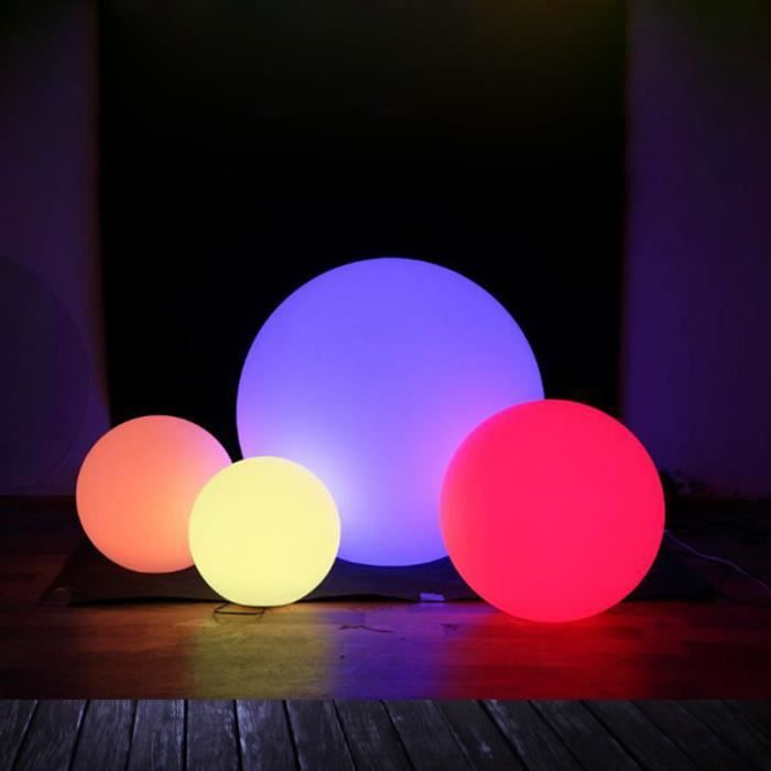 Lampadaire extérieur Boule lumineuse de jardin couleurs lampe d extérieur pour maison de