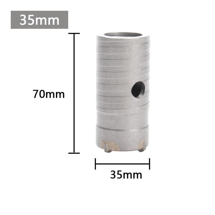 Enclume Couronne pour Scie Cloche à Mur en Béton SDS PLUS Jeu de Forets