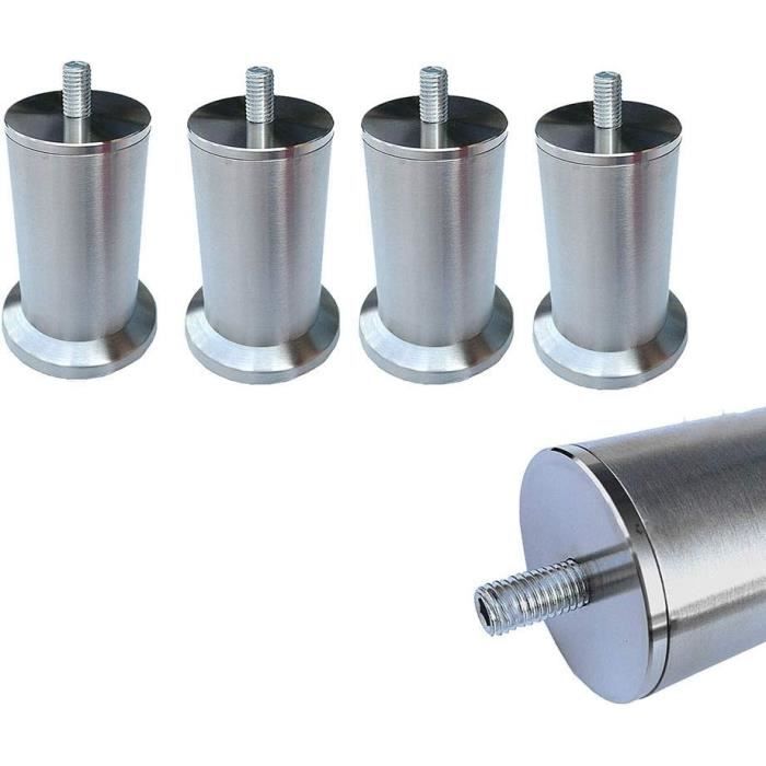 Pied De Lit À Visser Pieds De Support Meuble M10 Boulon Métal Robuste