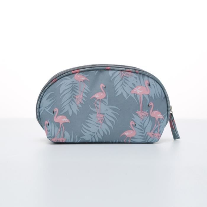 Taille Sac à main de voyage pour maquillage sac à cosmétiques Fashion Animal Flamingo sac à