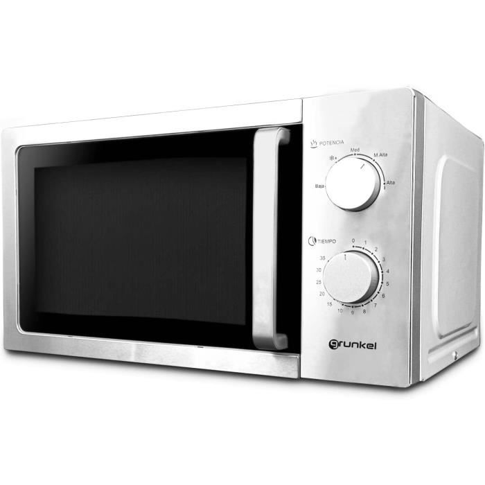 Micro ondes Grunkel MW INOX en acier inoxydable W Cdiscount Electroménager