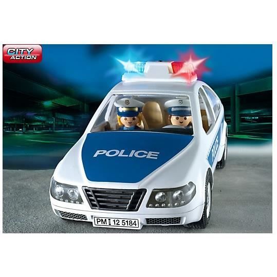 PLAYMOBIL 5184 Voiture De Police Cdiscount Jeux Jouets