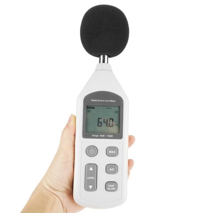 Duokon Testeur de son Handy Mini Digital Noise Meter Sonomètre Instrument de mesure du bruit