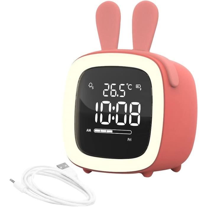 Horloge Led Pour Enfants Réveil D Apprentissage Du Sommeil Veilleuse Réveil Numérique Avec