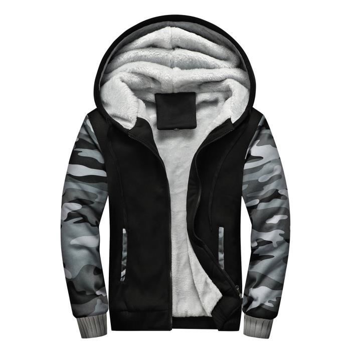 Sasaquoy Casaque Blazer Veste décontractée de couleur unie pour hommes automne et hiver gris