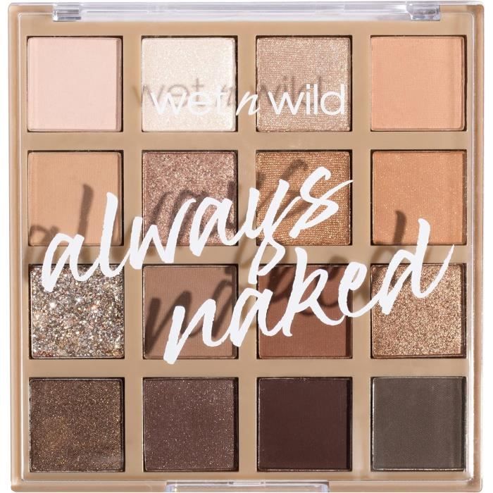 Always Naked Palette De Fards À Paupières Ombres À Paupières Neutres Et Mélangeables Avec