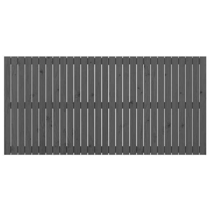 Tête de lit murale Gris x x cm Bois massif de pin Pwshymi Cdiscount Maison
