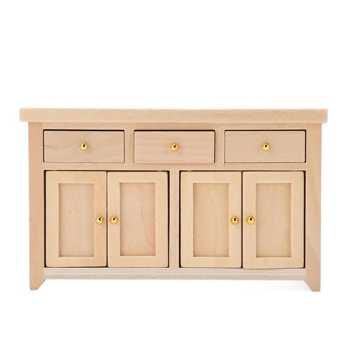ZERODIS meubles de maison de poupée Armoire de maison de poupée à l échelle pour salon
