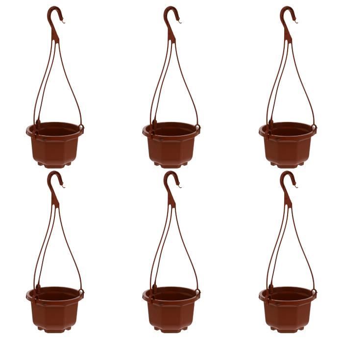 Jardiniere bac a fleur Panier de fleurs suspendu Pots muraux à chaîne