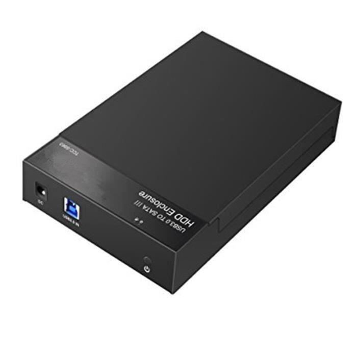 Boîtier de Disque Dur Externe SATA pour Pouce SATA I II III HDD et SSD TB Max