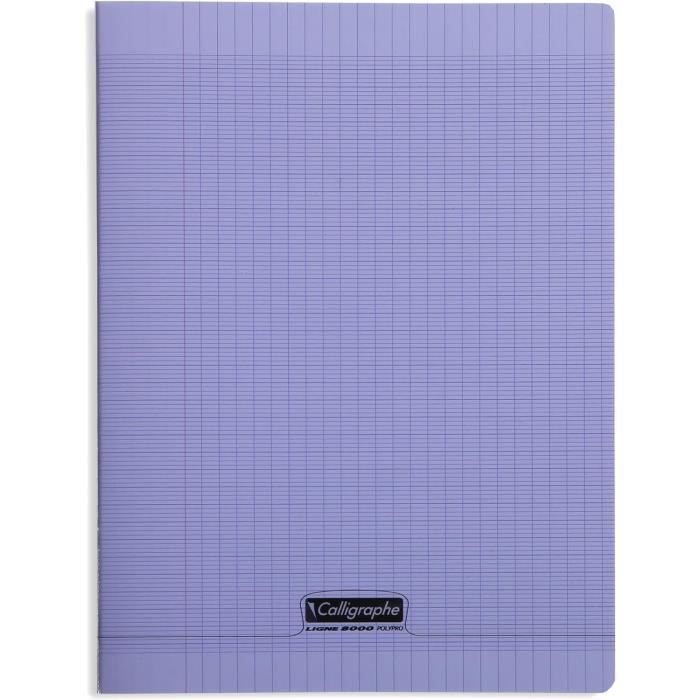 C Un Cahier Agrafé Violet Une Marque De Clairefontaine X Cm Pages Grands