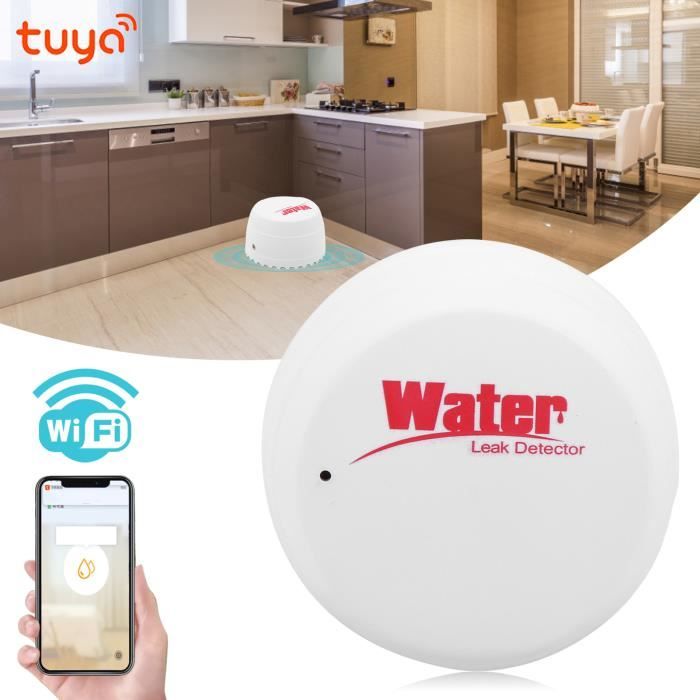 3V Wifi détecteur de fuite d eau sans fil alarme de débordement
