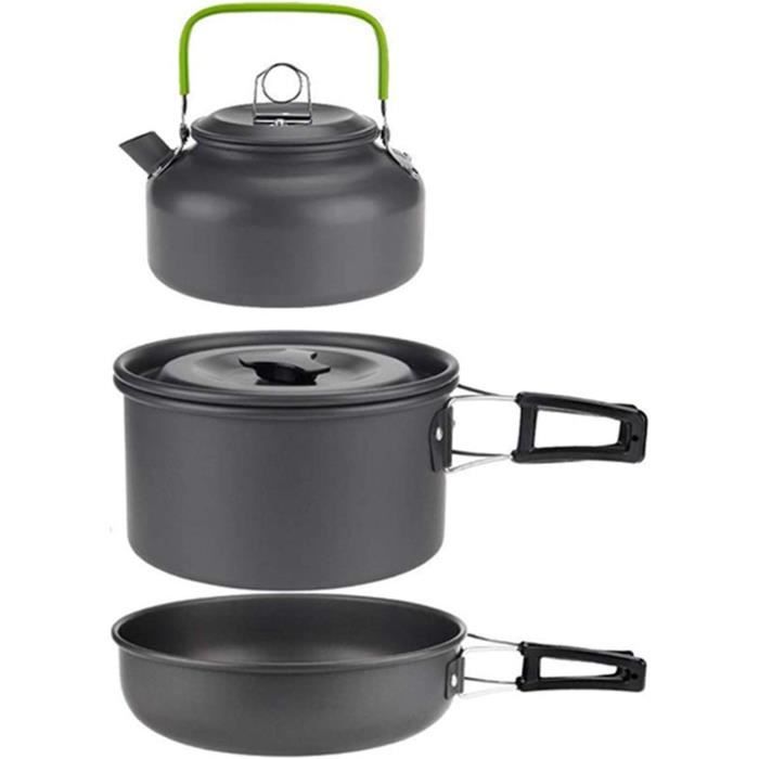 Set De Cuisine Pièces Pour Le Camping Kit De Casseroles Camping Poêlé Et Compact Camping
