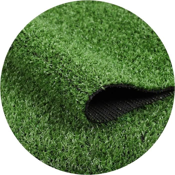 Gazon Artificiel épais réaliste Tapis de Gazon synthétique pour pelouse de Jardin extérieur