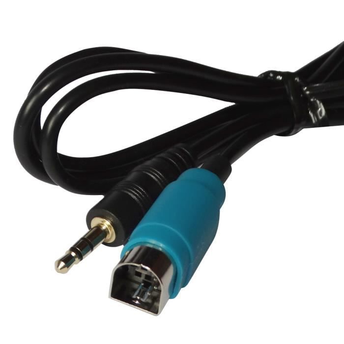 Aerzetix Adaptateur Câble AUX vers Jack mm pour Alpine modèles à partir de Cdiscount Auto