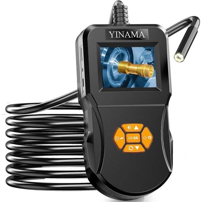Endoscope Industriel Caméra d Inspection Numérique Écran IPS Unique de Haute Définition