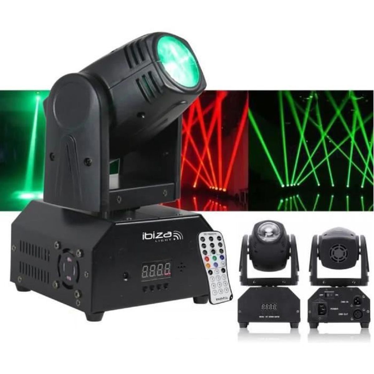 Jeu de Lumière lyre LMH250 RC Dmx IBIZA LIGHT rapide et puissante