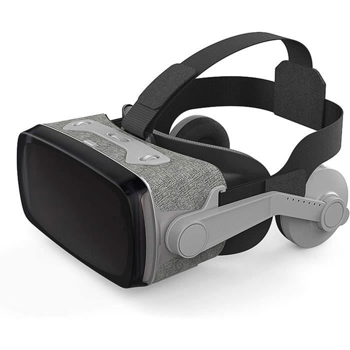 Lunettes VR D VR Casque Réalité Virtuelle Casque VR Smartphone pour Jeux et Films Compatibles