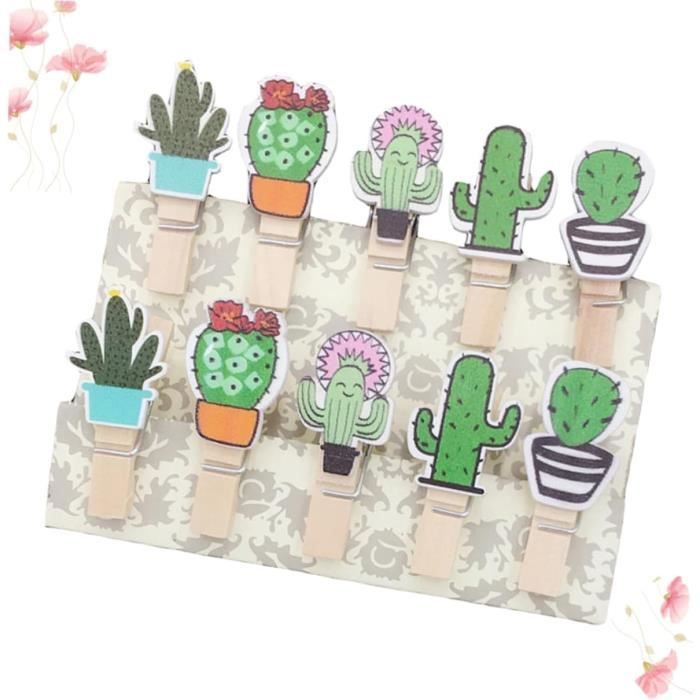 100 Pièces Mini Pinces À Linge En Bois Photo Clip Blanchisserie Pince À