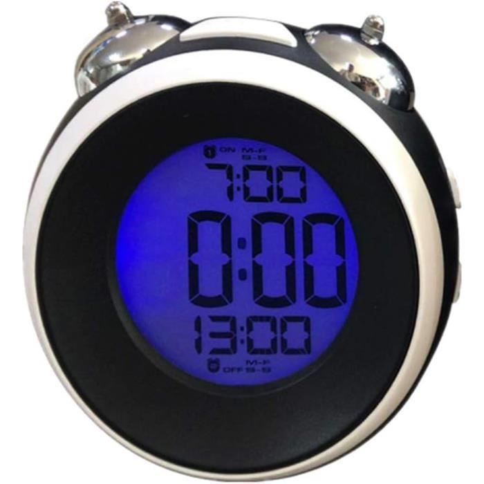 Horloge Murale Led Réveil Vintage Enfants Alarme Horloge Horloge De Chevet Horloge Radio Table