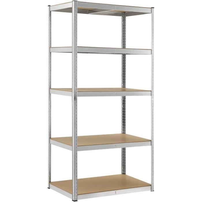 Étagère pour Charges Lourdes Basic 200x100x60 cm HxlxP 875 kg 5
