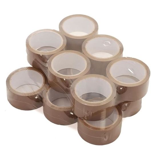 Corepack Lot De 12 Rubans Adhésifs D Emballage Solides 48 Mm X 66 M