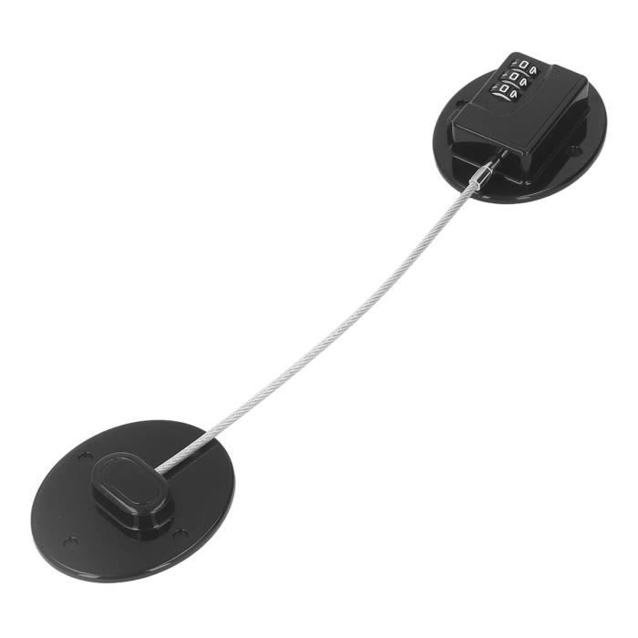 Drfeify Verrou combiné pour réfrigérateur rotatif à 360 degrés